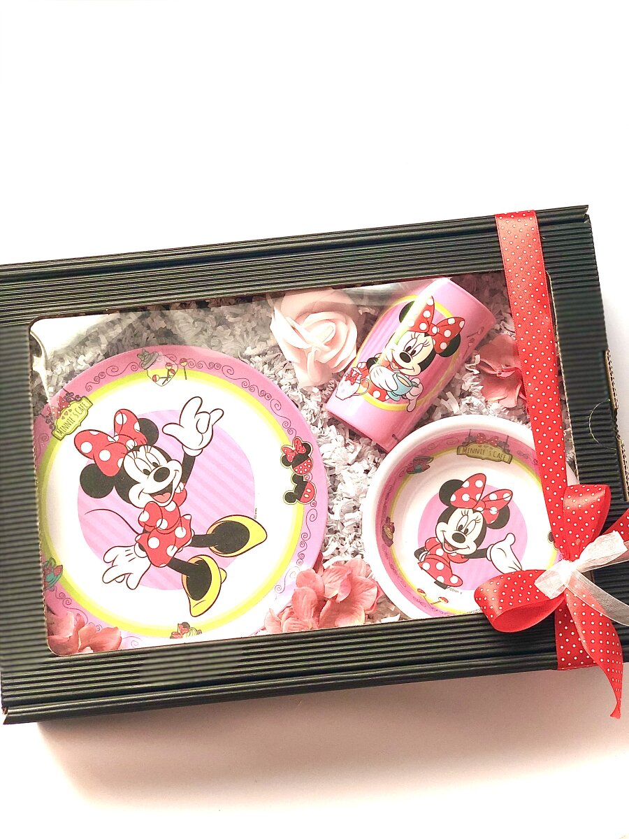 Disney Geschenkset Minnie Mouse Geschirr 3-teilig - Stacy Geschenke K