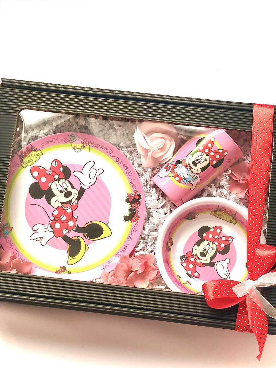 Disney Geschenkset Minnie Mouse Geschirr 3-teilig - Stacy Geschenke K
